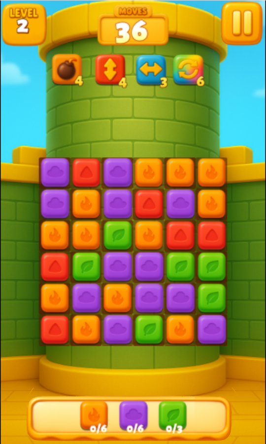 Cube Blast – Premium Match-2 Puzzle Game | Boosters + Shop + Levels | Full Construct 3 Template ...